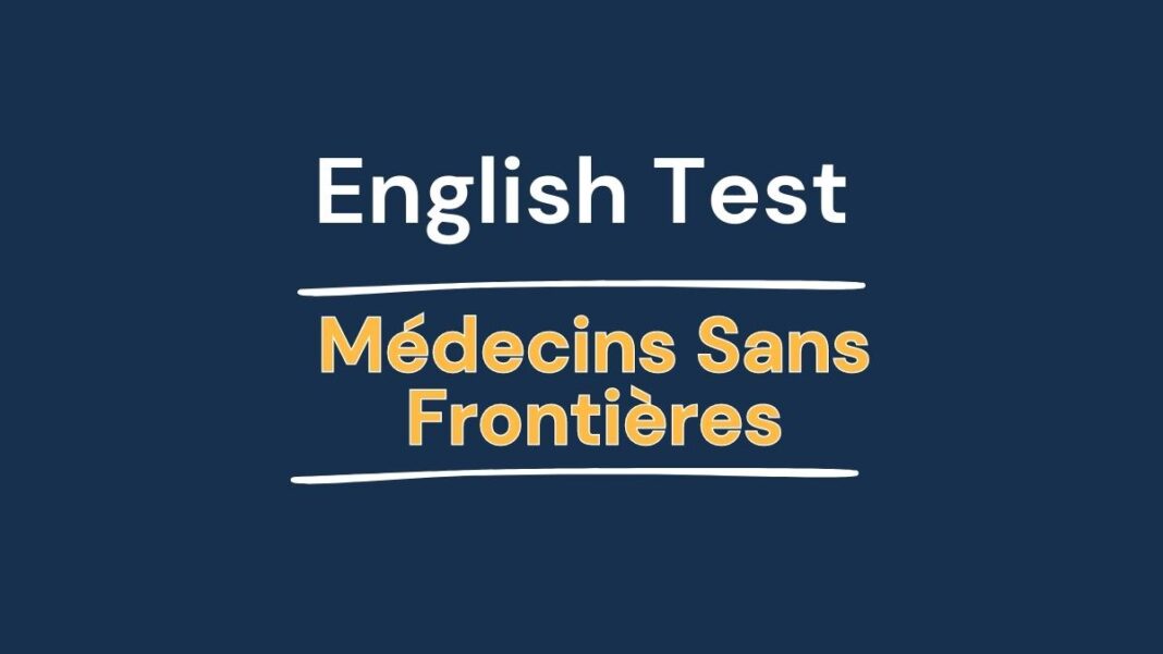 English Test - MSF | My Teacher Nabil